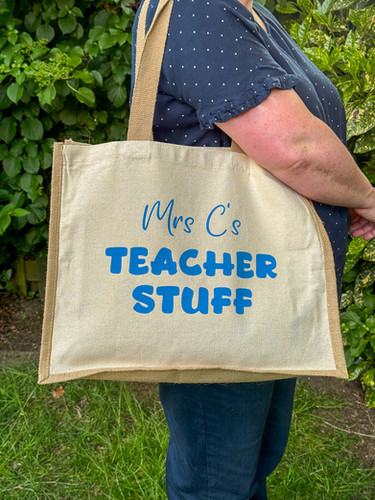 Personalised Teacher Stuff Bag | CHM Creative
