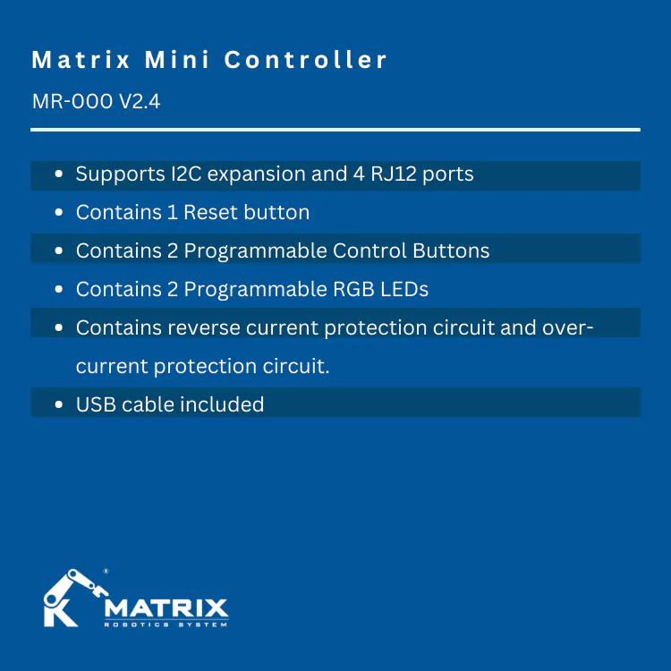 MATRIX Mini Controller | MATRIX Robotics