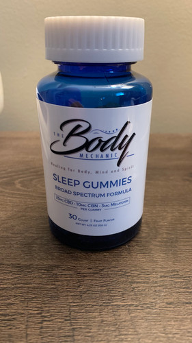 Broad Spectrum Vegan Sleep Gummies | Body Mechanic of Lou