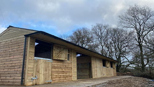 12ft x 54ft Stable Shelter Tack Room Premium Quality 25mm Cladding ...