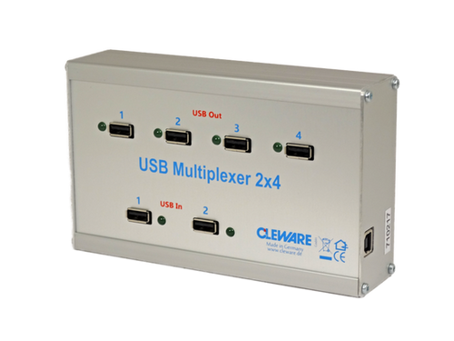 Cleware USB Multiplexer 2x4 | valuetrade