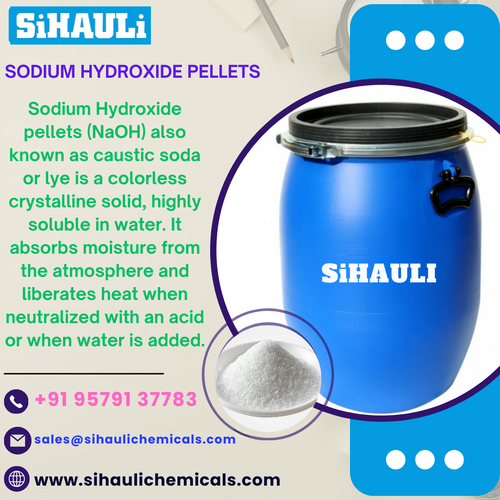 Sodium Hydroxide Pellets | Sihauli Chemicals