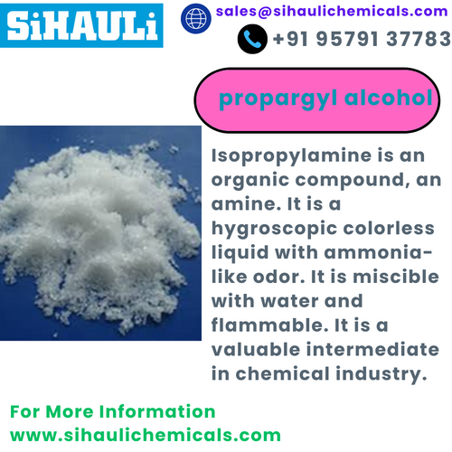 Propargyl Alcohol | Sihauli Chemicals