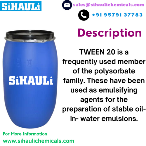 Tween 20 | Sihauli Chemicals