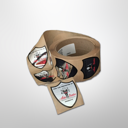 Auto Butler Silver Stickers | abweb