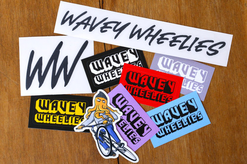 Official Assorted Wavey Wheelies Sticker Pack | Wavey Wheelies