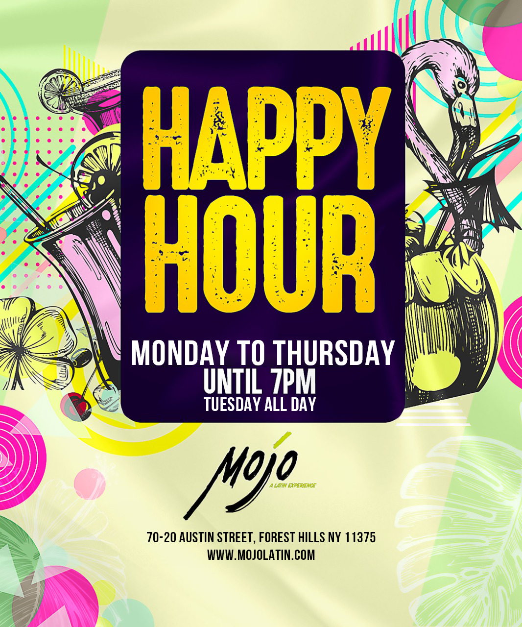 Happy Hour | Mojo FoHi