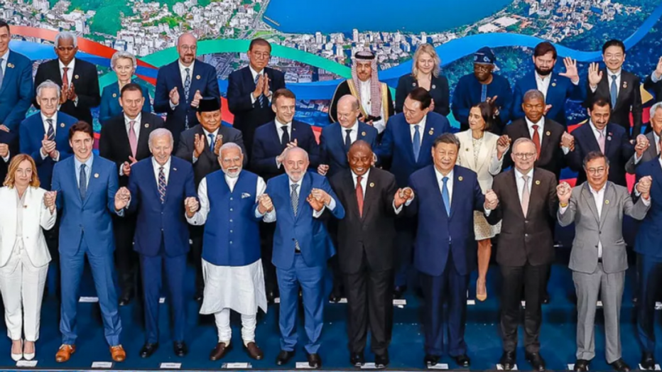 World leaders unite in support of workers rights. Not really.