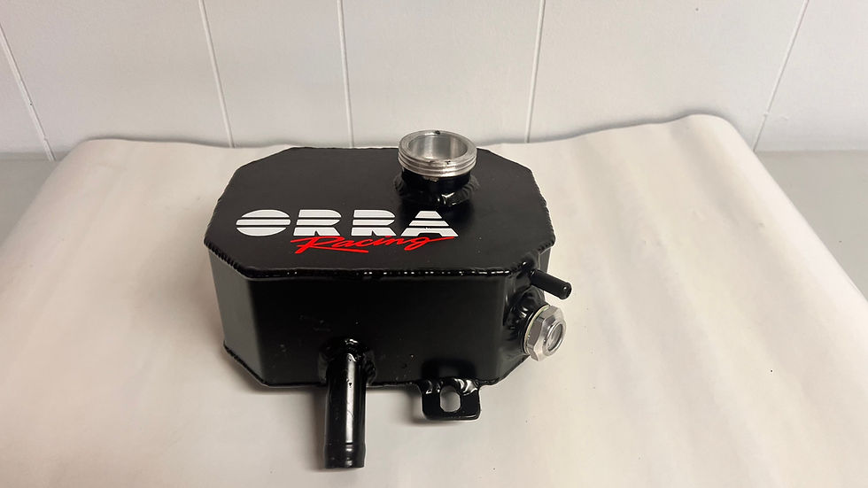 Black aluminium expansion tank Abarth/ Fiat 500/595 | Antonio’sAutoService