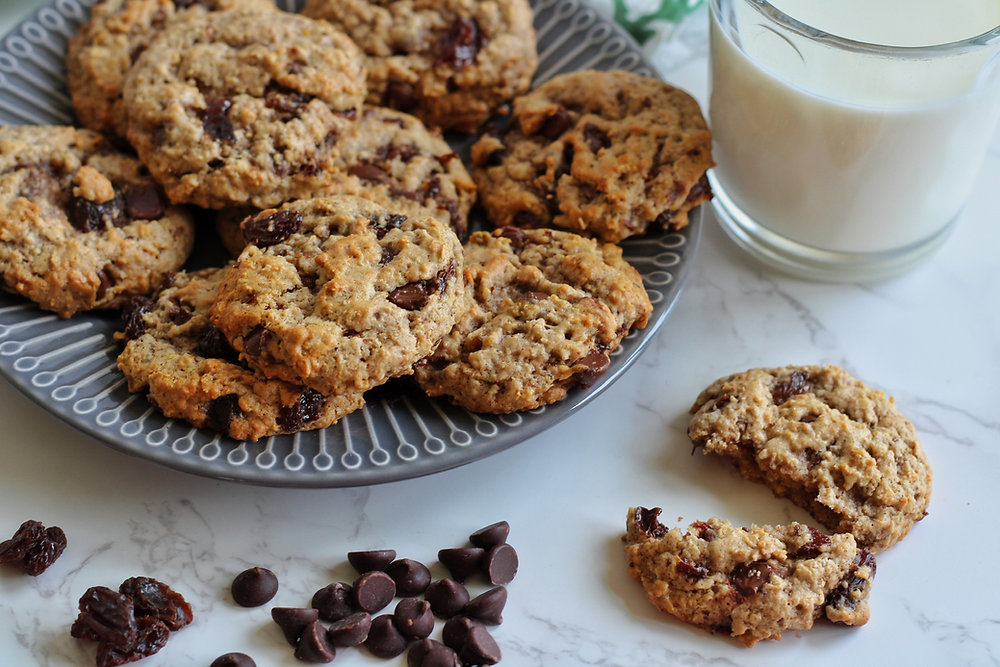 Grandma S Oatmeal Raisin Chocolate Chip Cookies