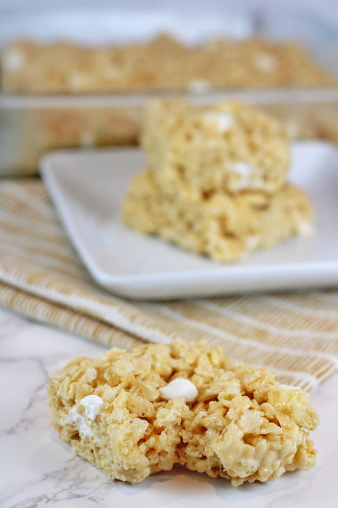 Salted Caramel Rice Crispy Treats