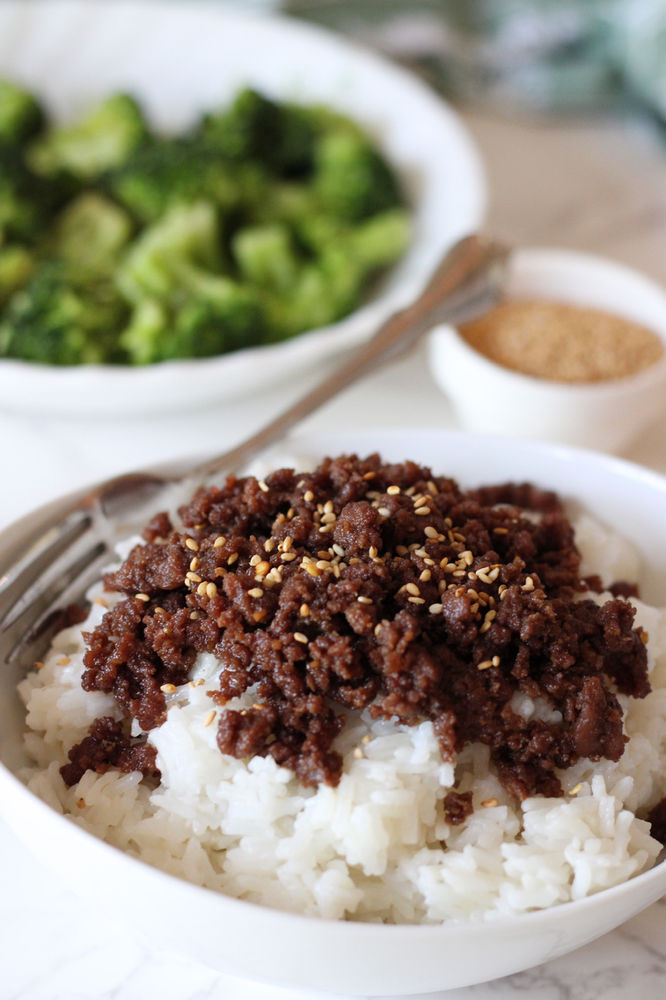 Korean Beef and Rice