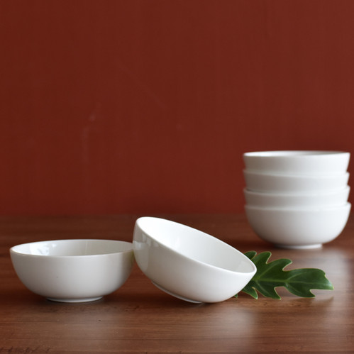 Clay Craft Ceramic Microwave Safe Veg Bowl Set of 6 | Spaces Inside