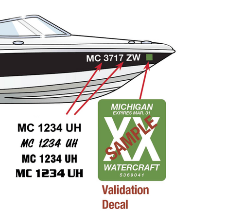 Boat Registration Decals | Meiers