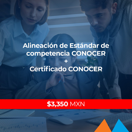 Alineación de Estándar de competencia CONOCER + Certificado CONOCER | OMTEC