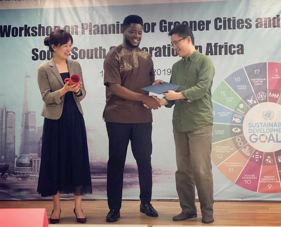 David Saah Nyumah Represents ISEC in Shanghai