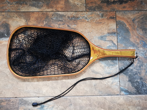 Small "Trout" Burled Hardwood Handled Landing Net | Bloke Rods