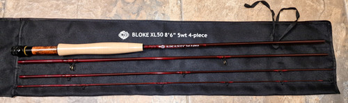 Bloke XL50 8'6" 5wt 4-piece | Bloke Rods