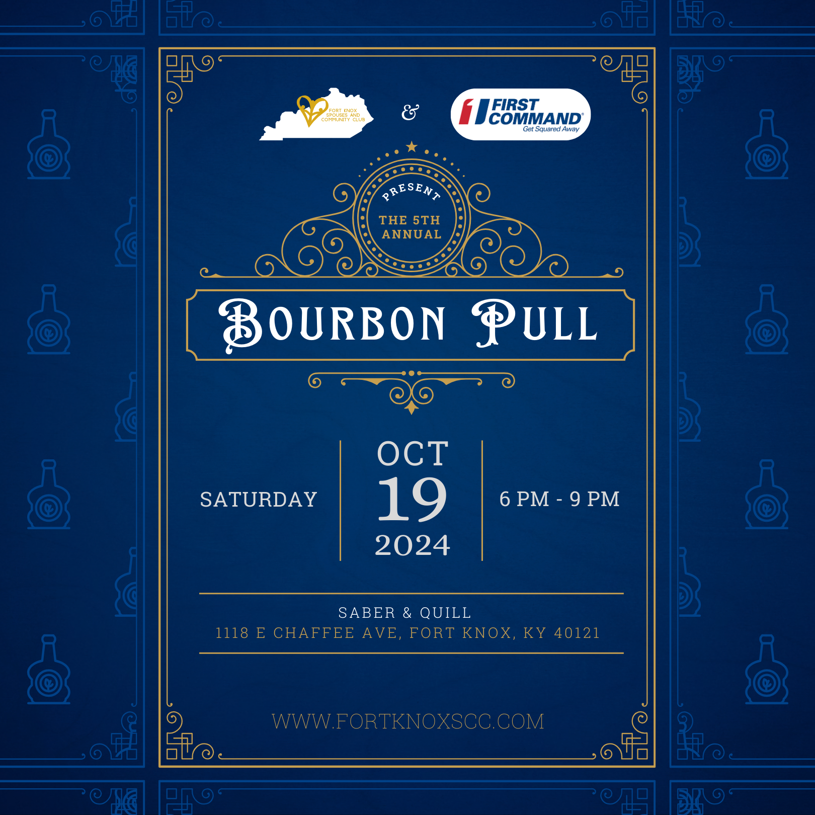 FKSCC 5th Annual Bourbon Pull | Fort Knox Spouses