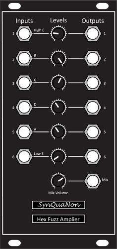 Hex Fuzz Amplifier | SynQuaNon