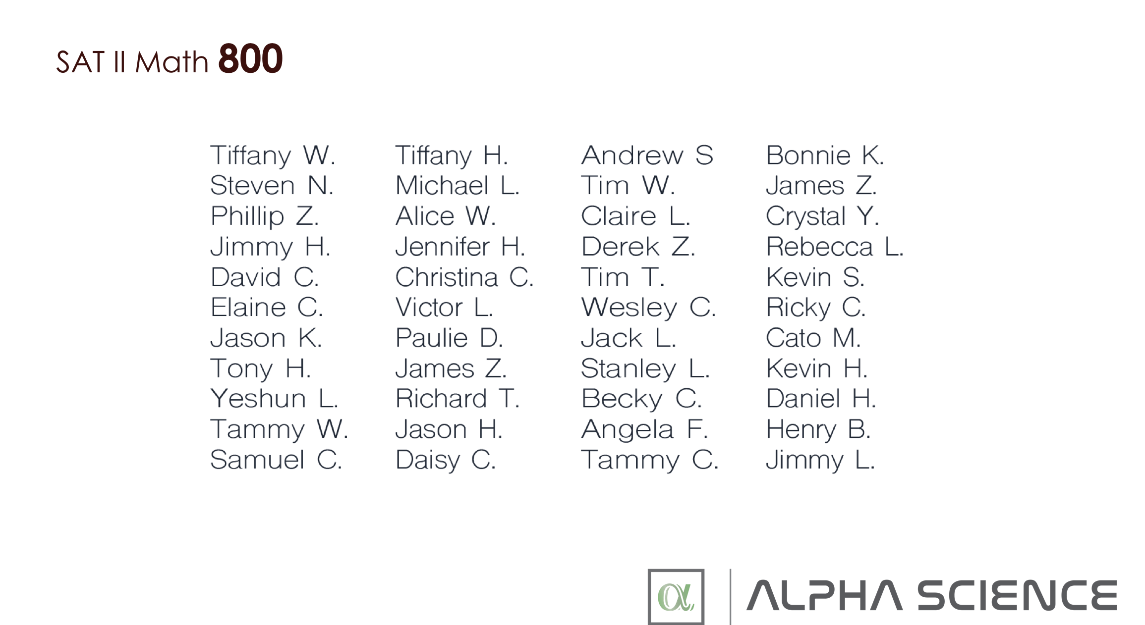 Test Prep. | Alpha Science Education Institute