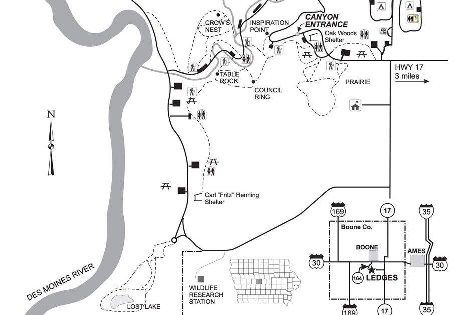 Exploring Iowa - Ledges State Park