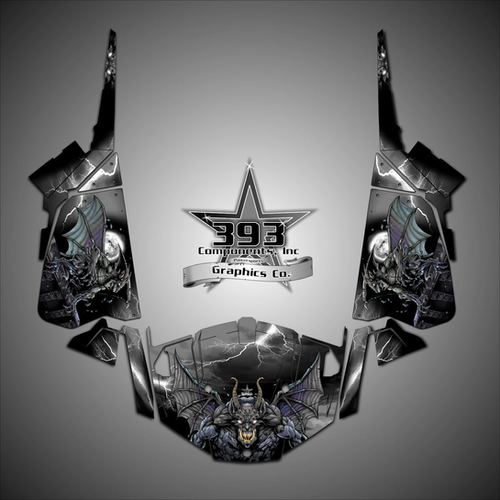 Polaris RZR 1000 XP Wrap Graphics Decal TMW Sidewinder Door Guardian ...