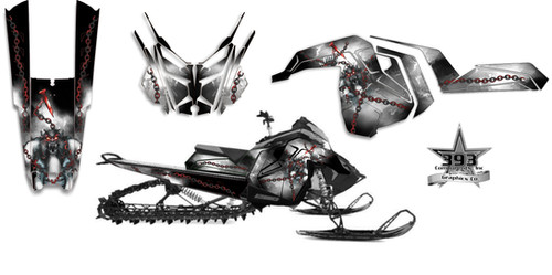 Polaris Matryx Slash Pro RMK Khaos Wrap Graphics Sticker Decal 2022 ...