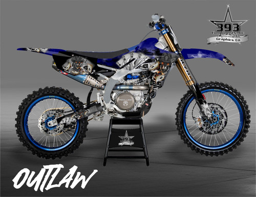 Yamaha YZ450F 2018-2022 / YZ250F 2019-2022 Graphics Kit Outlaw ...