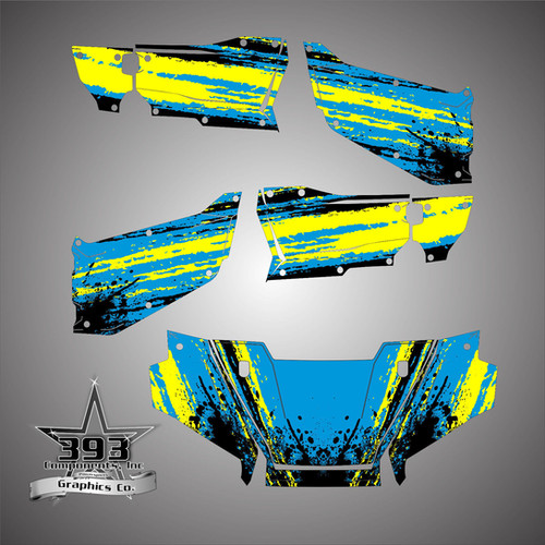 Honda Pioneer 1000-5 Limited Deluxe Cyan Wrap Graphics Decal 2016 ...