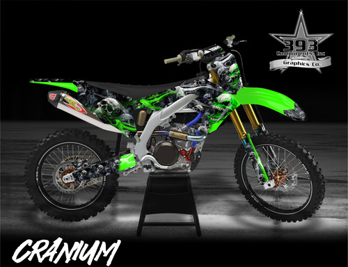 Kawasaki KX450F 2019-2023 / KX250F 2021-2024 Graphics Kit Cranium ...
