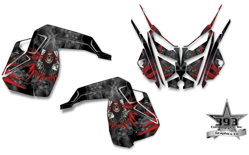 Polaris Matryx Wrap Side panel hood Graphics Decal 2022-2024 Unleashed ...