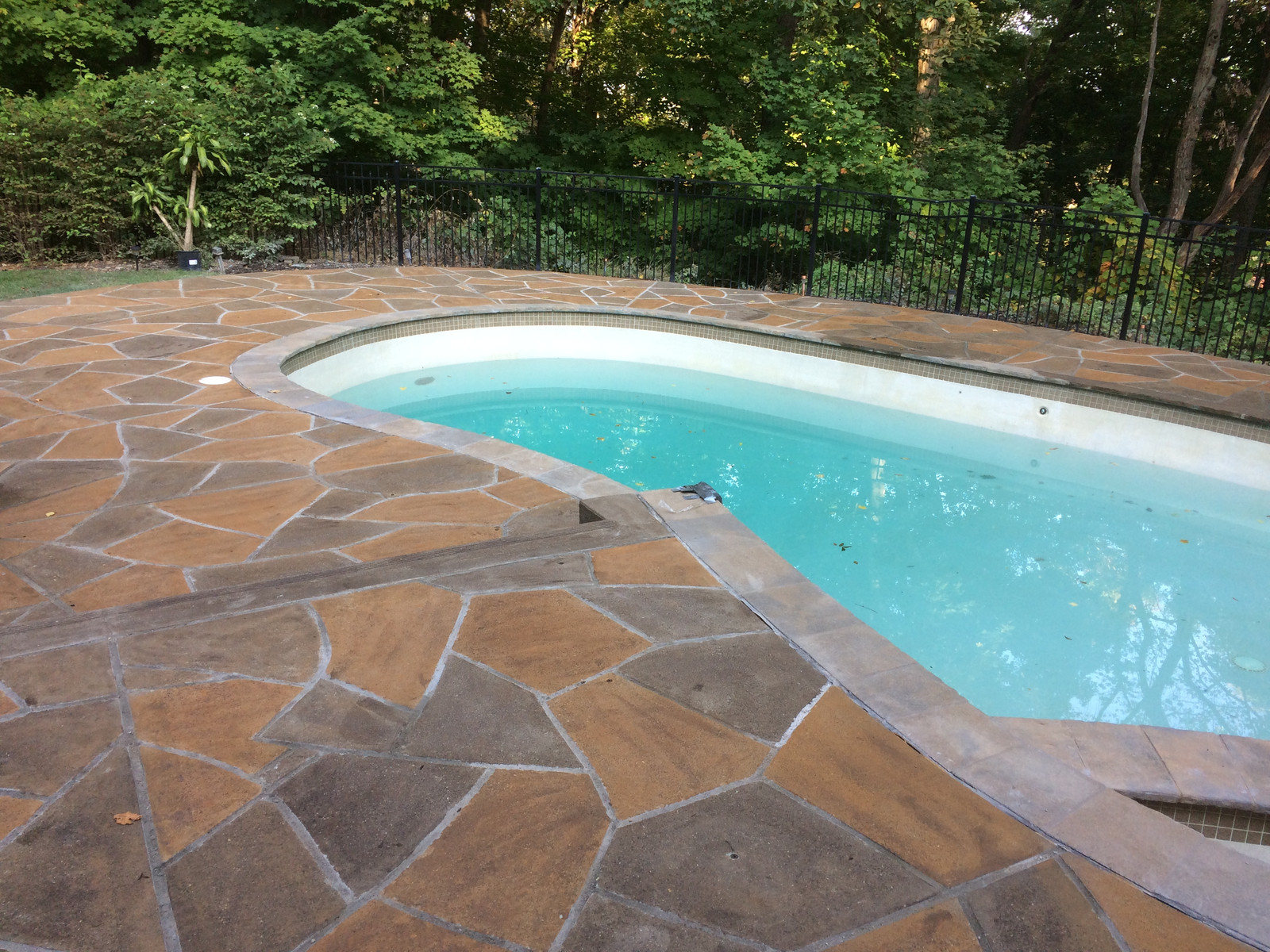 Sedona Stone - resurfaced concrete pool deck