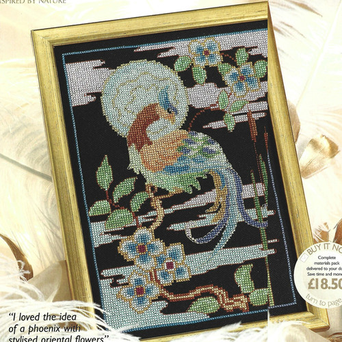 Phoenix Rising Cross Stitching Chart | Stitchamajig