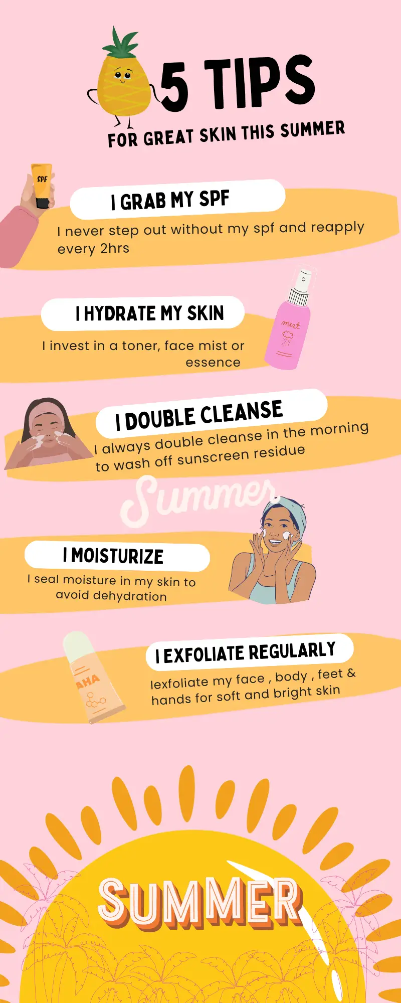 Steps For The Best Summer Skincare Routine Weirdskin