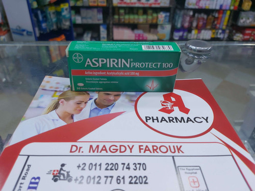 ASPIRIN ***PROTECT 100 MG 30 TAB BAYER | Pharmacy Hurghada