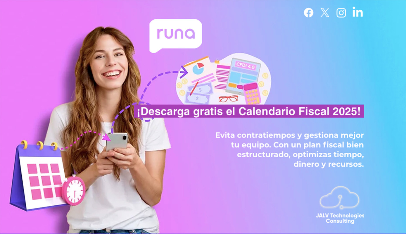 Runa Calendario Fiscal 2025 | JTC México