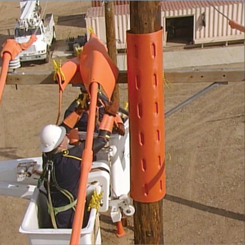 SALISBURY Pole guard, 9-in Diam x 4-ft Long | 1357 | Skarshaug Testing La