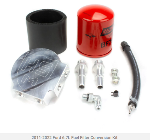 H&S Motorsports Fuel Filter Conversion Kit | Greyco