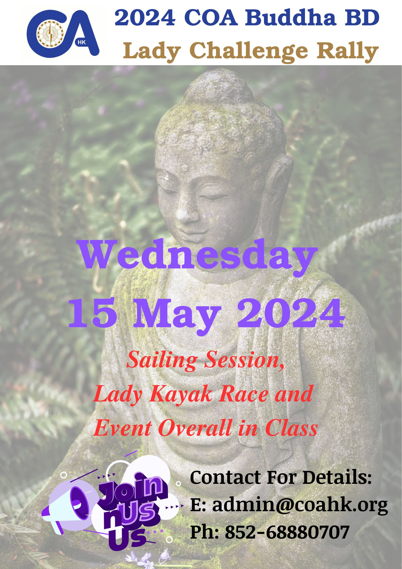 2024 COA Buddha's Birthday Lady Challenge Rally
