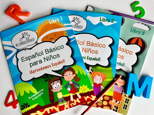 Spanish Basics Workbooks for Kids COMPLETE SET! - Books 1, 2, & 3 ...