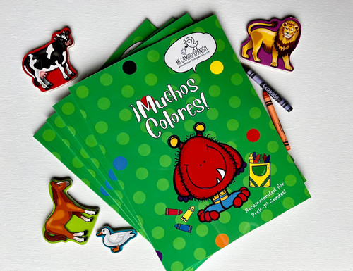 ¡MUCHOS COLORES! Spanish Colors Workbook! (40 pages of worksheets ...