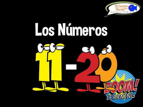 "Los Números 11-20"~ Boom Cards! (Numbers in Spanish) | micaminospanish