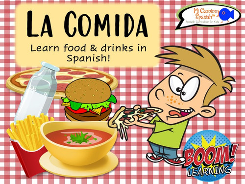 Food in Spanish! ~ Boom Cards! (Spanish for Kids) | micaminospanish