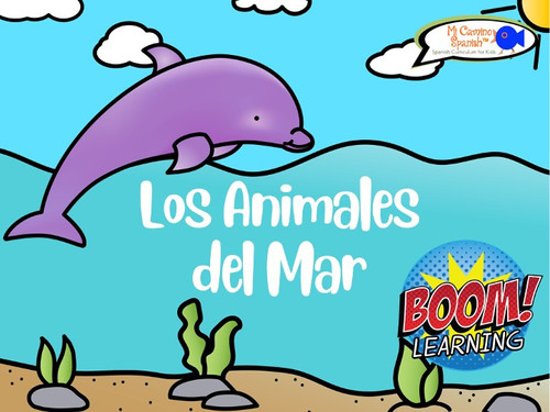 "Los Animales Del Mar"~ Boom Cards! (Animals of the Sea) | micaminospanish
