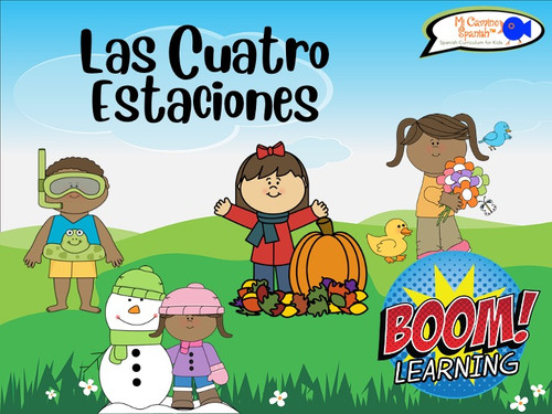 "Las Cuatro Estaciones" ~ Boom Cards! (The Seasons in Spanish ...