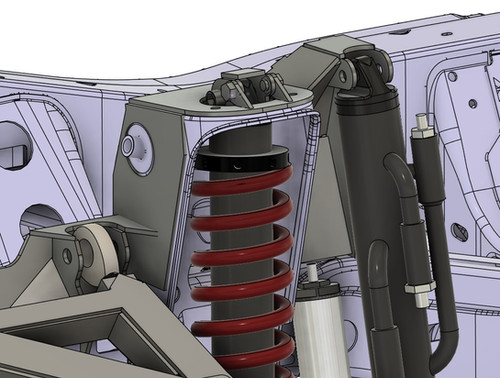 8" Coilover/Bypass Tower Reinforcement | Kamono Concepts