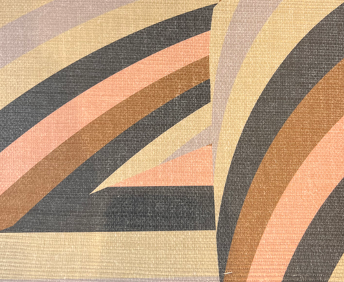 Swoop | buff on grasscloth (wallpaper) | solidandpattern