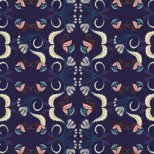 Bells | blue (wallpaper) | solidandpattern