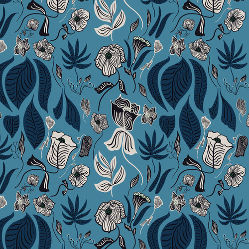 Midnight | blue (wallpaper) | solidandpattern